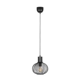 Trio GILA Pendelleuchte Schwarz, 1-flammig
