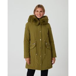 Pfeffinger Parka mit Webpelzbesatz