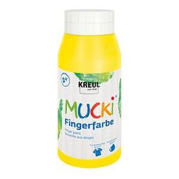 Kreul MUCKI Fingerfarbe gelb 750,0 ml