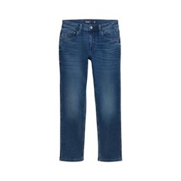 Tom Tailor Herren Marvin Straight Jeans mit Tencel™ Lyocell, blau, Uni, Gr. 38/30