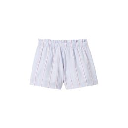 Tom Tailor Mädchen Gestreifte Shorts mit Bio-Baumwolle, blau, Streifenmuster, Gr. 128