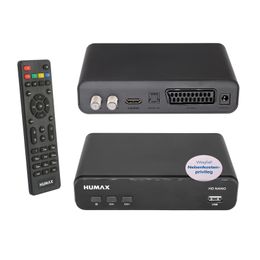 Humax HD Nano Digitaler Satellitenreceiver mit 1080p, HDMI, SCART, 12V