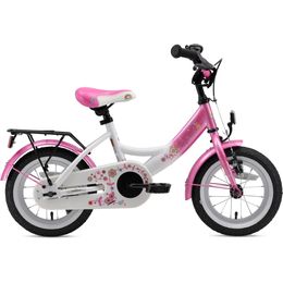 Kinderfahrrad Bikestar "Classic" Fahrräder Gr. 23 cm, 12 Zoll (30,48 cm), rosa (pink, weiß) Kinder