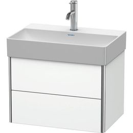 Duravit XSquare Waschtischunterbau Compact wandhängend 58,4x39,0 cm, 2 Schubkästen, für Waschtisch DuraSquare 235660