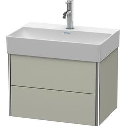 Duravit XSquare Waschtischunterbau Compact wandhängend 58,4x39,0 cm, 2 Schubkästen, für Waschtisch DuraSquare 235660