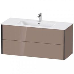 Duravit XViu 4128 Waschtischunterbau wandhängend, 2 Schubkästen, für Waschtisch ME by Starck 233612, 1210x480 mm