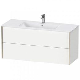 Duravit XViu 4128 Waschtischunterbau wandhängend, 2 Schubkästen, für Waschtisch ME by Starck 233612, 1210x480 mm