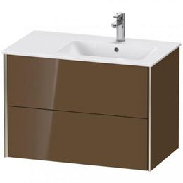 Duravit XViu 4159 Waschtischunterbau wandhängend, 2 Schubkästen, für Waschtisch Me by Starck 234683 Becken rechts, 810x480 mm