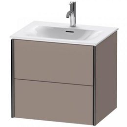 Duravit Durait XViu 4132 Waschtischunterbau wandhängend, 2 Schubkästen, für Waschtisch Viu 234463, 610x480 mm