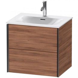 Duravit Durait XViu 4132 Waschtischunterbau wandhängend, 2 Schubkästen, für Waschtisch Viu 234463, 610x480 mm