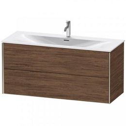 Duravit Durait XViu 4136 Waschtischunterbau wandhängend, 2 Schubkästen, für Waschtisch Viu 234412, 1210x480 mm