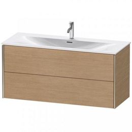 Duravit Durait XViu 4136 Waschtischunterbau wandhängend, 2 Schubkästen, für Waschtisch Viu 234412, 1210x480 mm