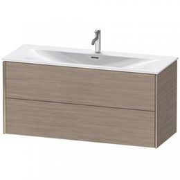 Duravit Durait XViu 4136 Waschtischunterbau wandhängend, 2 Schubkästen, für Waschtisch Viu 234412, 1210x480 mm