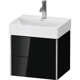 Duravit XSquare Waschtischunterbau Compact wandhängend 48,4x39,0 cm, 2 Schubkästen, für Waschtisch DuraSquare 235650