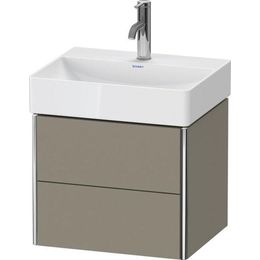 Duravit XSquare Waschtischunterbau Compact wandhängend 48,4x39,0 cm, 2 Schubkästen, für Waschtisch DuraSquare 235650