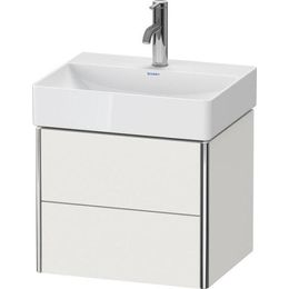 Duravit XSquare Waschtischunterbau Compact wandhängend 48,4x39,0 cm, 2 Schubkästen, für Waschtisch DuraSquare 235650