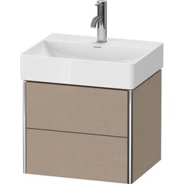 Duravit XSquare Waschtischunterbau Compact wandhängend 48,4x39,0 cm, 2 Schubkästen, für Waschtisch DuraSquare 235650