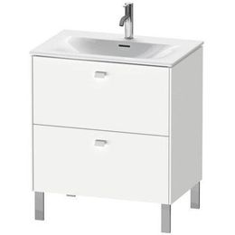 Duravit Brioso Waschtischunterbau stehend 72,0 x 47,9 cm, 2 Auszüge, oberer Auszug inkl. Siphonausschnitt und Schürze, für Waschtisch Viu 234473