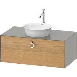 Duravit White Tulip, Waschtischunterbau wandhängend, Breite 1000 x Tiefe 550mm, mit 1x Auszug, mit Griff, WT49810