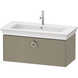 Duravit White Tulip, Waschtischunterbau wandhängend, Breite 984 x Tiefe 458mm, mit 1x Auszug, mit Griff, WT42520