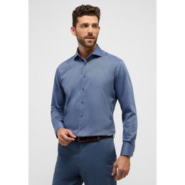 Langarmhemd Eterna "MODERN FIT" Gr. 39, Normalgrößen, blau (denim) Herren Hemden