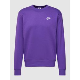 Nike Sweatshirt mit Label-Stitching Modell 'NSW CREW'