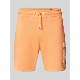 Alpha Industries Regular Fit Sweatshorts mit Label-Print