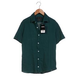 Massimo Dutti Herren Poloshirt, grün, Gr. 46