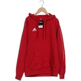 Adidas Damen Kapuzenpullover, rot, Gr. 38