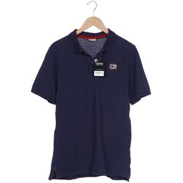 Napapijri Herren Poloshirt, marineblau, Gr. 48