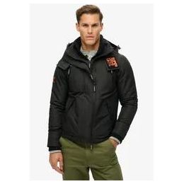 Outdoorjacke Superdry "HOODED MTN WINDBREAKER JACKET" Gr. S, schwarz Herren Jacken