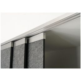 room-devider Paneel-Set track 6 mm Farbe: anthrazit, Gr&ouml;&szlig;e: 100x300x1cm