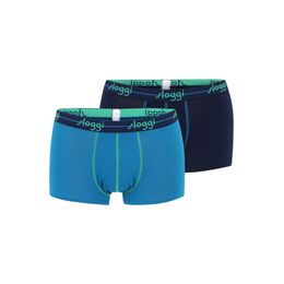 Sloggi Boxershorts ' Start' Herren Gr&ouml;&szlig;e M blau / navy / gr&uuml;n
