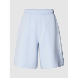 Calvin Klein Regular Fit Sweatshorts im unifarbenen Design