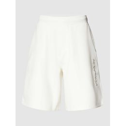 Calvin Klein Regular Fit Sweatshorts im unifarbenen Design