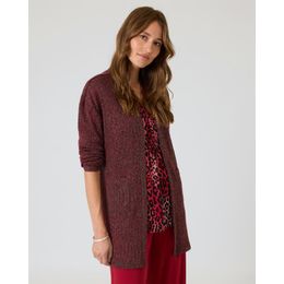 Couture Line Cardigan mit Glanzgarn