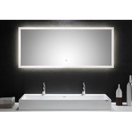 Posseik LED Spiegel 140x60 cm mit Touch Bedienung EEK: F