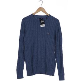 Gant Herren Pullover, blau, Gr. 54