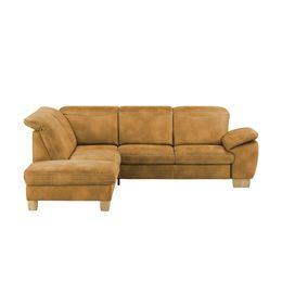 meinSofa Ecksofa Raica ¦ gelb ¦ Maße (cm): B: 266 H: 91 T: 243