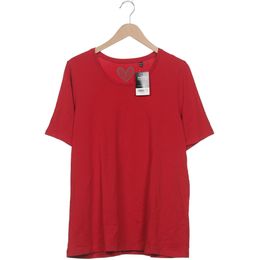 Ulla Popken Damen T-Shirt, rot, Gr. 42