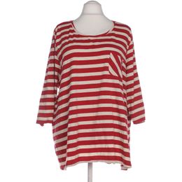 Ulla Popken Damen Langarmshirt, rot, Gr. 54