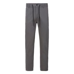 Chinohose BOSS Orange "Chino-Tapered-DS-1" Gr. 33, Länge 32, grau (grey020) Herren Hosen mit Kordelzug