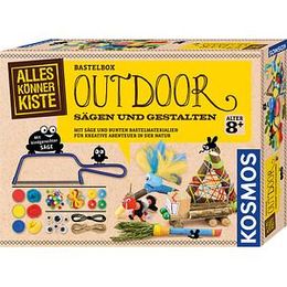 Kosmos Experimentierkasten Outdoor Sägen und Gestalten mehrfarbig