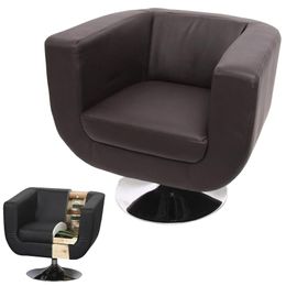 MCW Lounge-Sessel Bar-Sessel Club-Sessel Modena II ~ braun