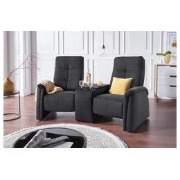 2-Sitzer exxpo - SOFA FASHION "Tivoli, Kinosofa mit Relaxfunktion, mit Ablagetisch und Stauraum", grau (graphit), B:207cm H:109cm T:152cm, Sofas, bequem und komfortabel