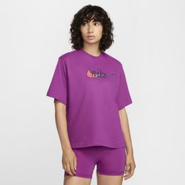 Nike Slam Dri-FIT-Kurzarmshirt (Damen) - Lila