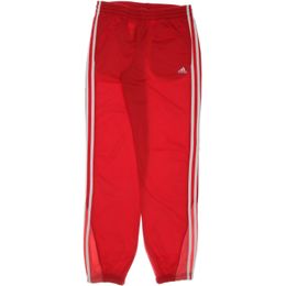 Adidas Herren Stoffhose, rot, Gr. 176