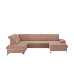 Medium Wohnlandschaft Planova II ¦ rosa/pink ¦ Maße (cm): B: 338 H: