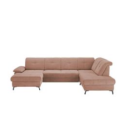 Medium Wohnlandschaft Planova II ¦ rosa/pink ¦ Maße (cm): B: 338 H: