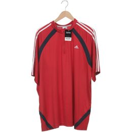 Adidas Herren Poloshirt, rot, Gr. 56